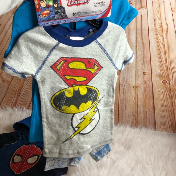 DC Comics | Pajamas | Dc Comics Superhero Pajamas Spider Man Hoodie ...